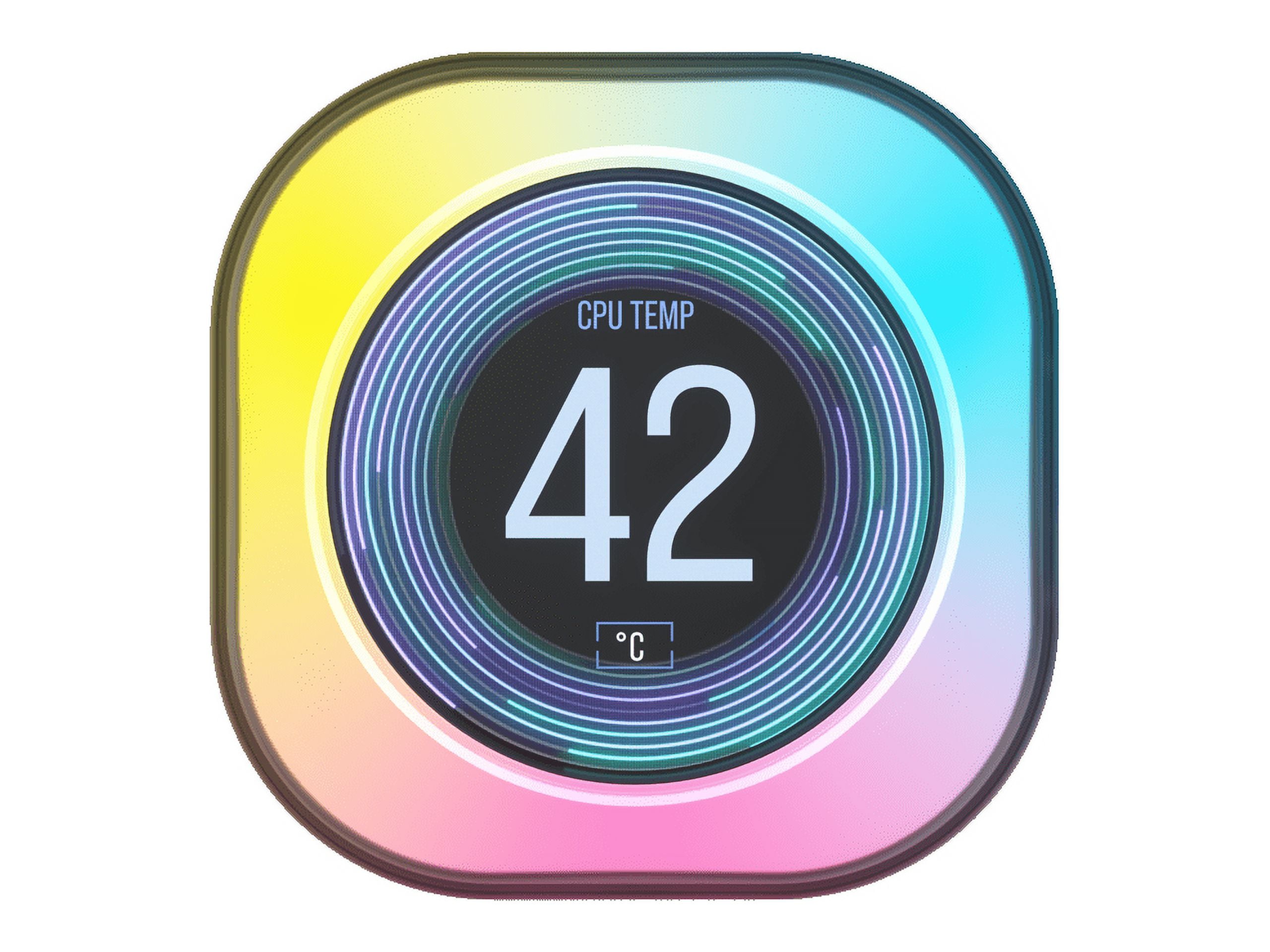 CORSAIR iCUE Link AIO LCD Screen Module - 2.1” IPS LCD Screen - 24 ...