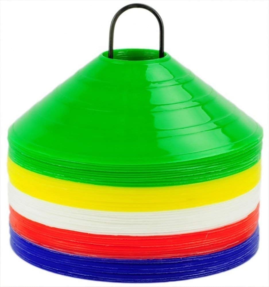 CORSO Plastic Cones Marker Mini Space Markers Discs for Football ...