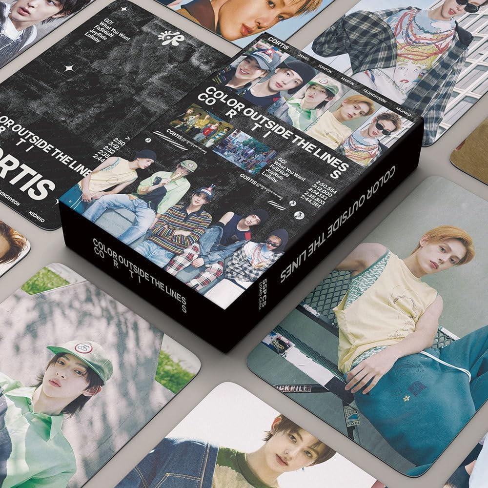 CORTIS Color Outside The Lines Album Lomo Cards - 55PCS Kpop Photocards ...