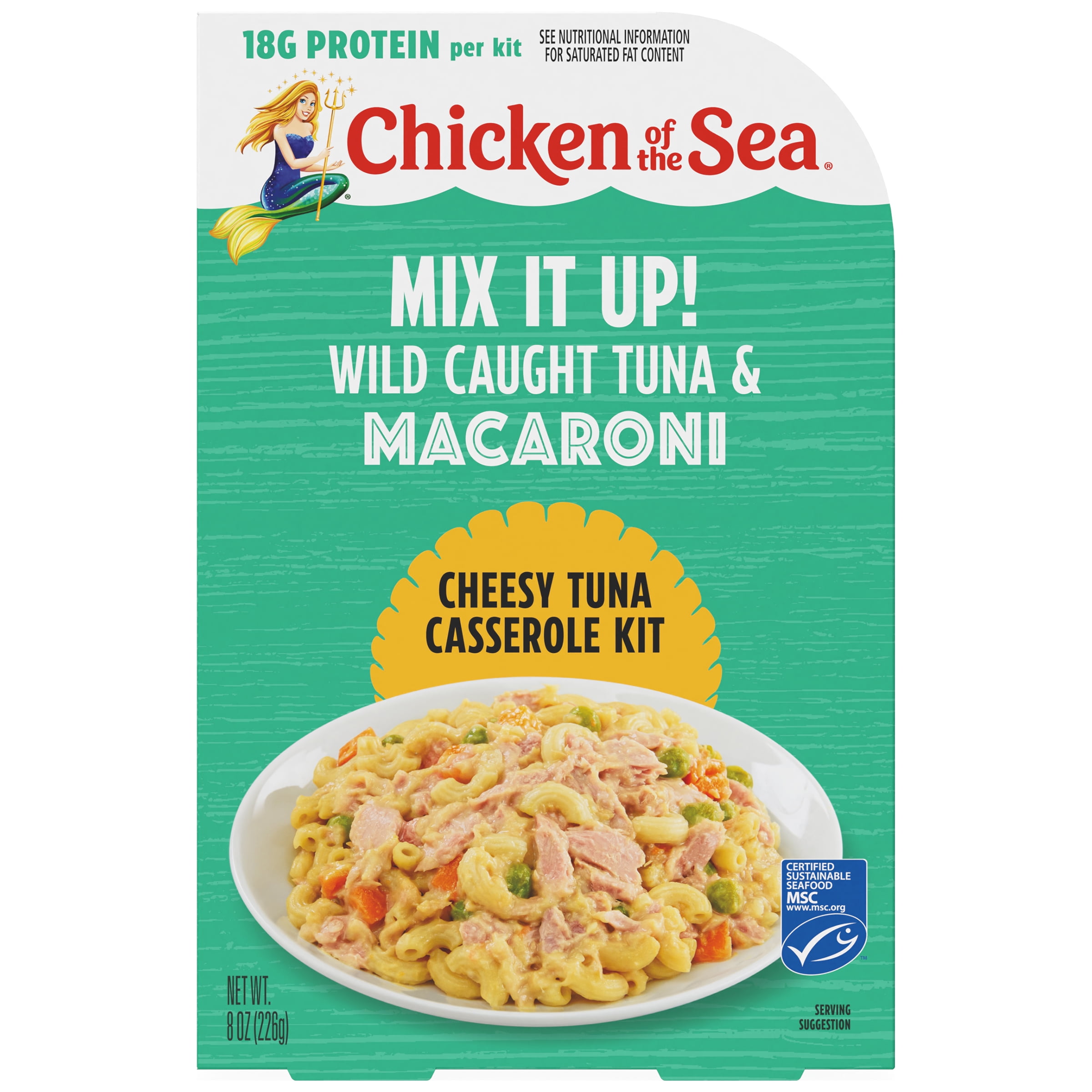 Chicken of the Sea Mix it Up! Cheesy Tuna Casserole Kit 8 oz - Walmart.com