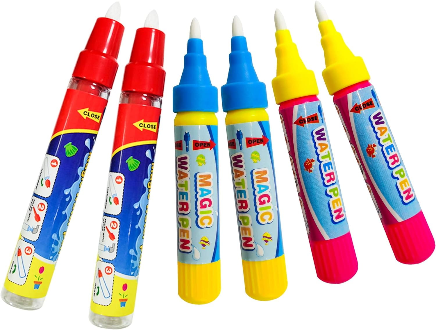 COSBAY Water Doodle Pens Replacement Water Pen, Drawing Doodle Pens for ...