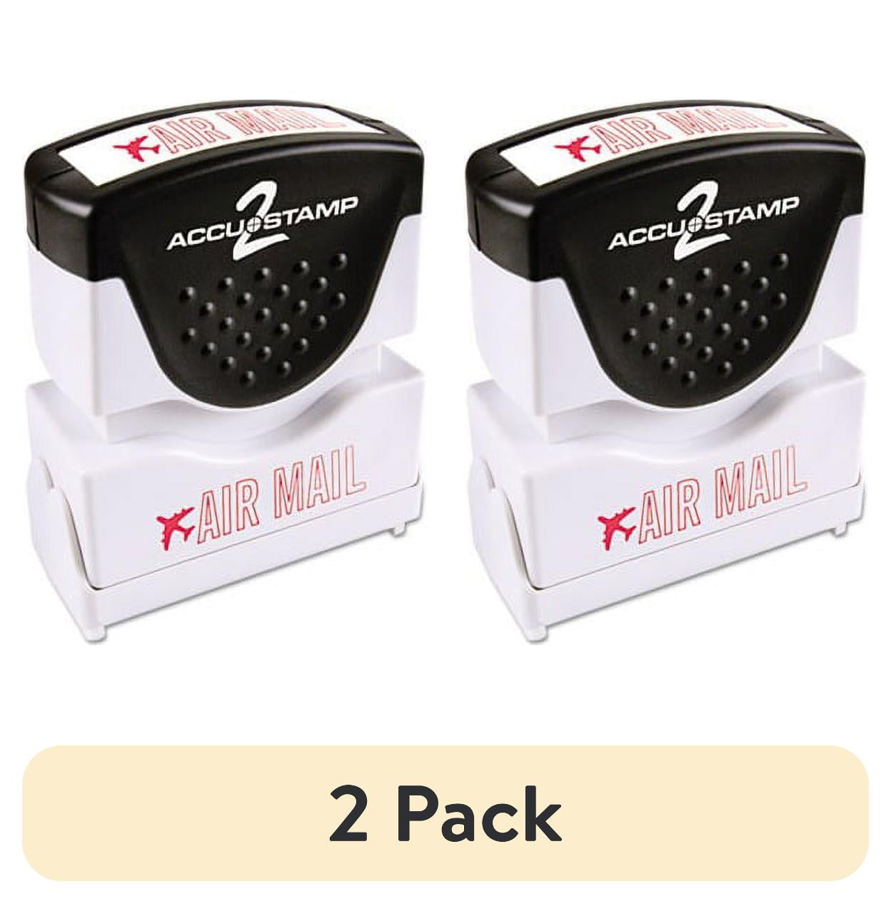 (2 pack) COSCO 1-Color Red Shutter Stamp with Microban - Walmart.com