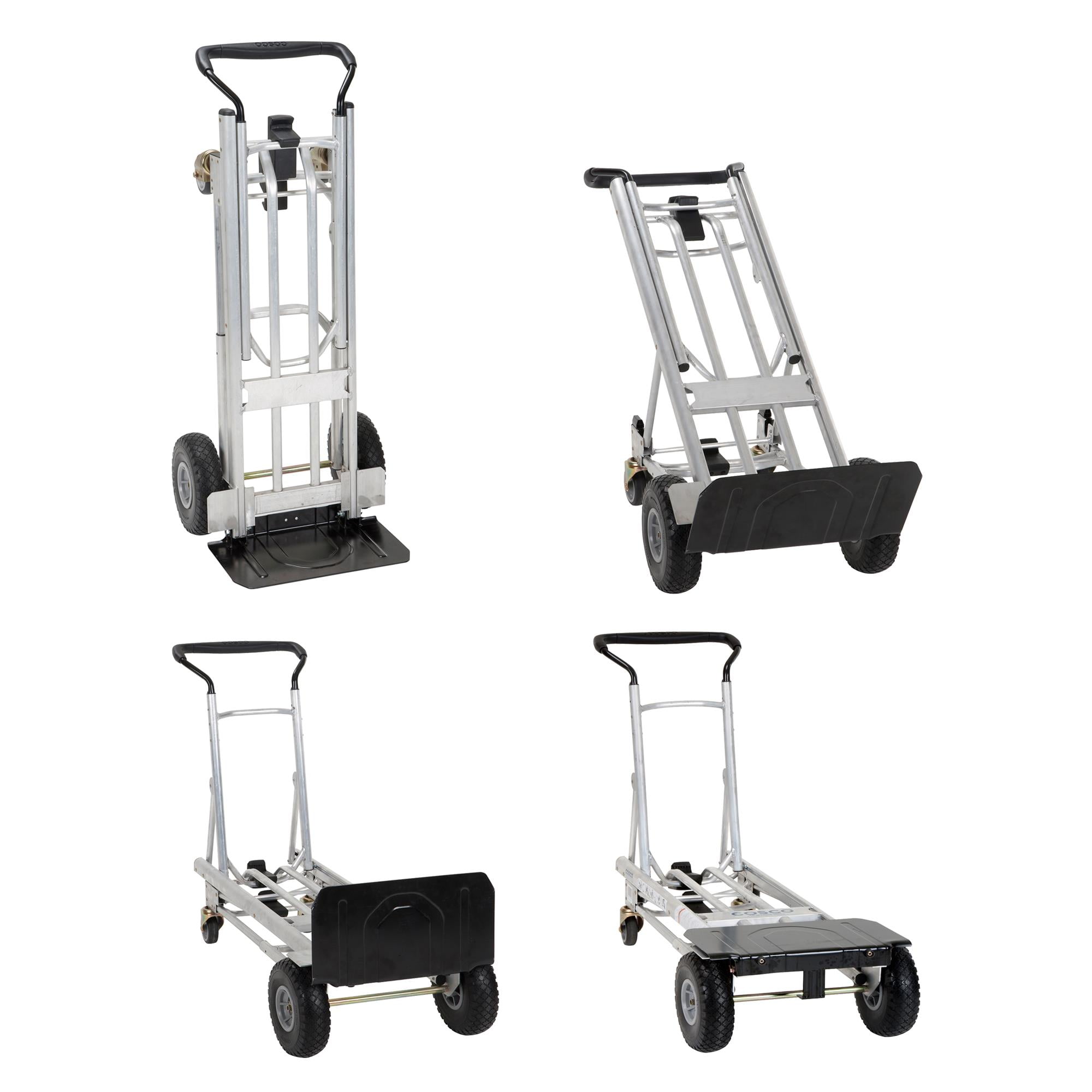 COSCO Heavy Duty 4-in-1 Portable Folding Hand Truck/Cart/Platform Cart ...