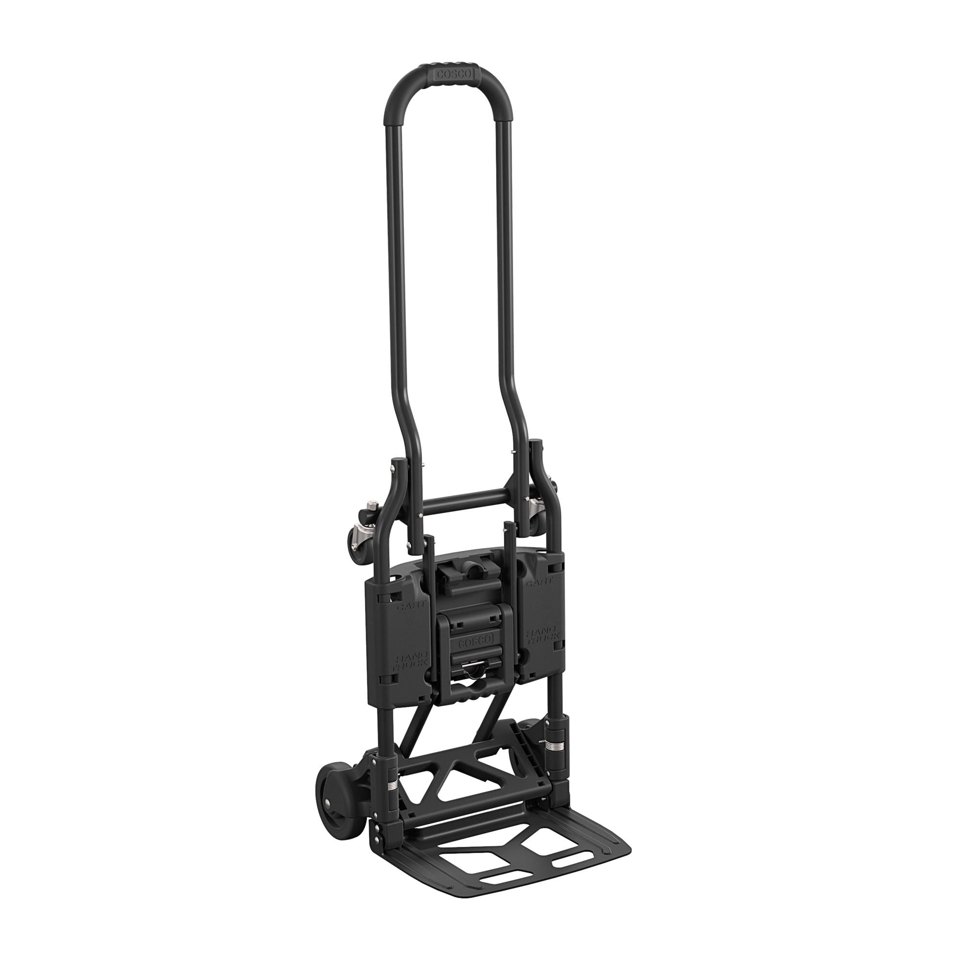 COSCO Shifter 2-in-1 Folding Hand Truck and Cart with Large Folding Toe ...