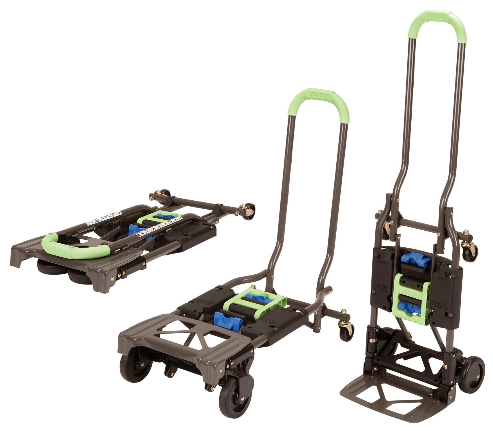COSCO Shifter Multi-Position Folding Hand Truck and Cart, 300 lb ...