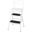 COSCO Stylaire Retro Chair + 2-Step Steel Kitchen Stool w/ Pull-Out ...