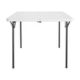 Free Shipping! COSCO XL 36" Fold-in-Half Card Table w/ Handle, White ...