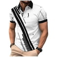 COSFO Casual Men Polo Shirts Performance Golf Short Sleeve Shirt Slim ...