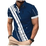 COSFO Casual Men's Polo Shirts Short Sleeve Performance Golf Shirt ...