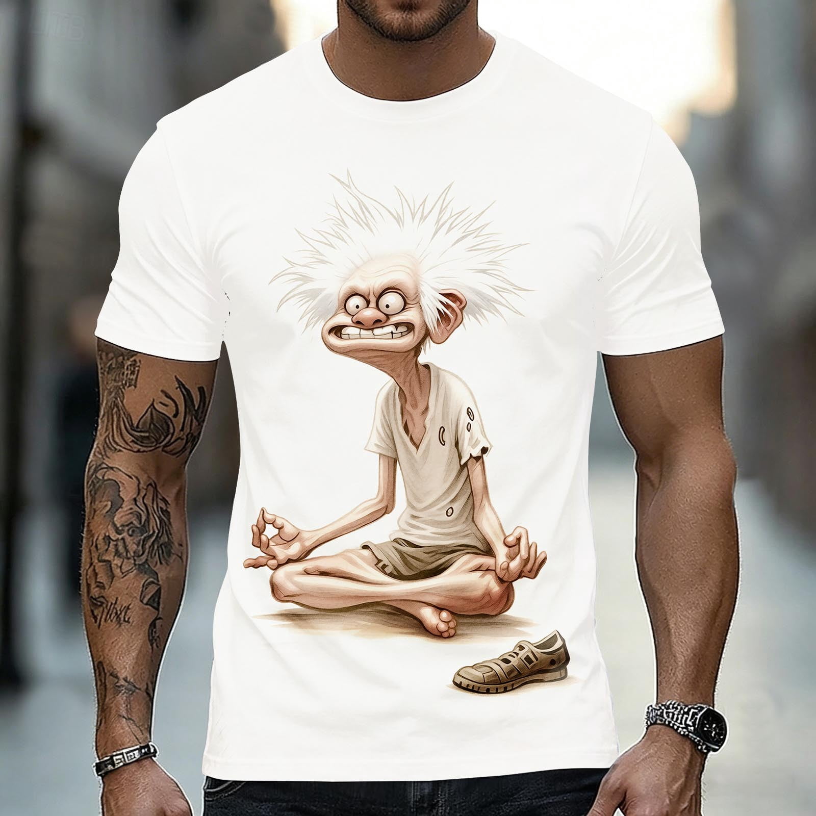 COSFO Funny Mens T-Shirts Summer Short Sleeve Workout Graphic Tees ...