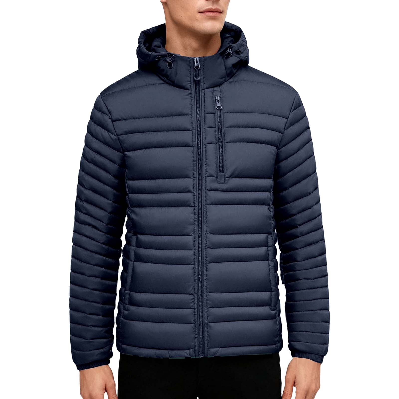 Leather Puffer Jacket Men's Genuine Sheepskin - Two Tone Winter Bomber ...