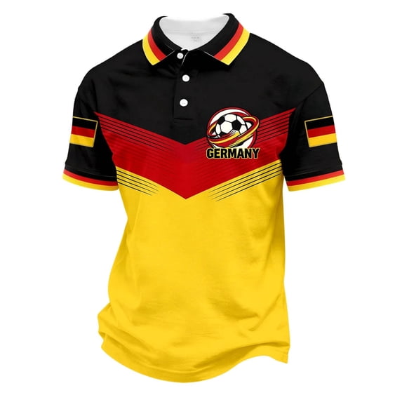 COSFO Mesh Polo Shirts for Men Big And Tall Short Sleeve Germany ...