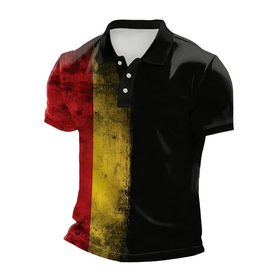 COSFO Polo Shirts for Men Big And Tall Mesh Germany Short Sleeve ...