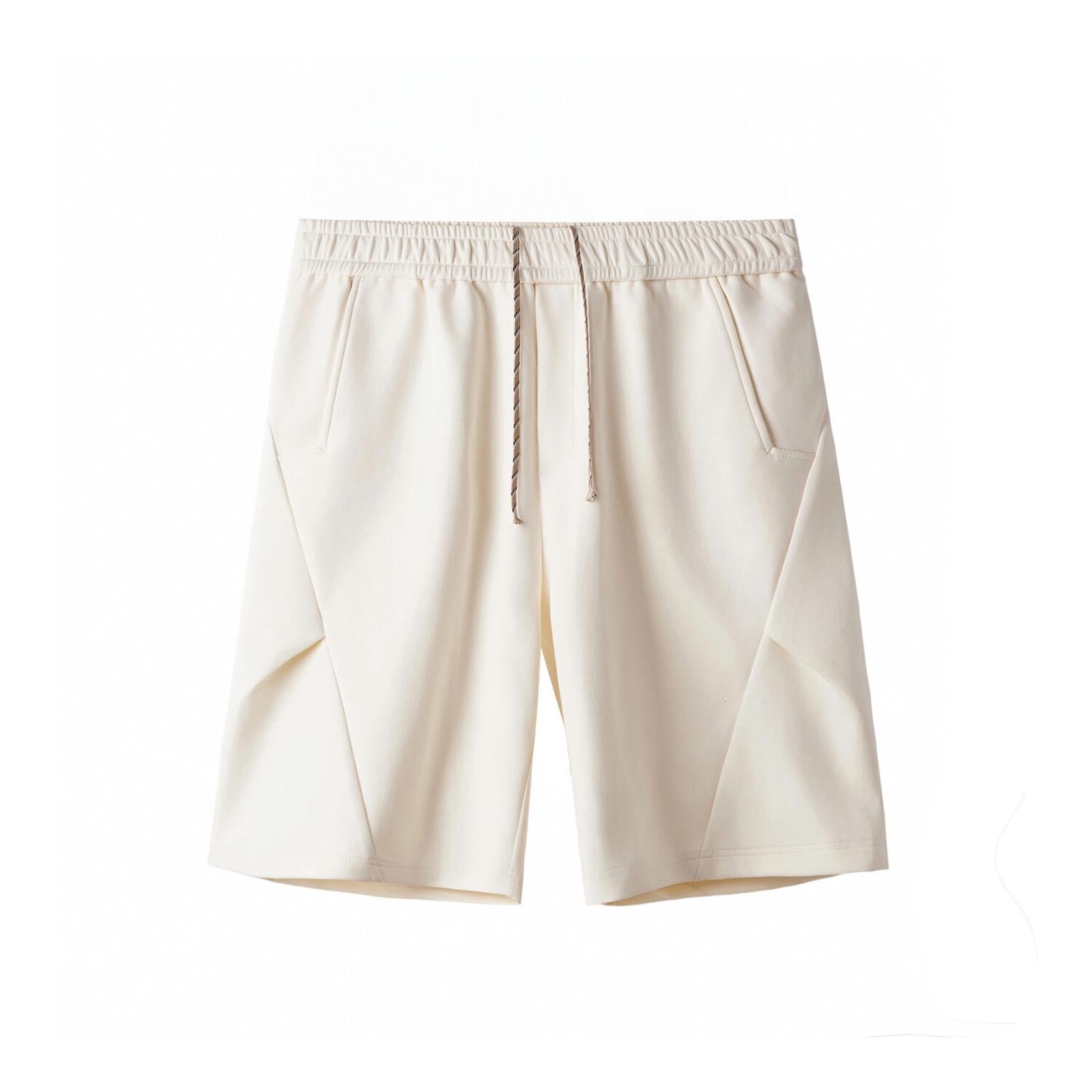 COSFO Relaxed Fit Basketball Shorts Men Elastic Waist White Casual ...