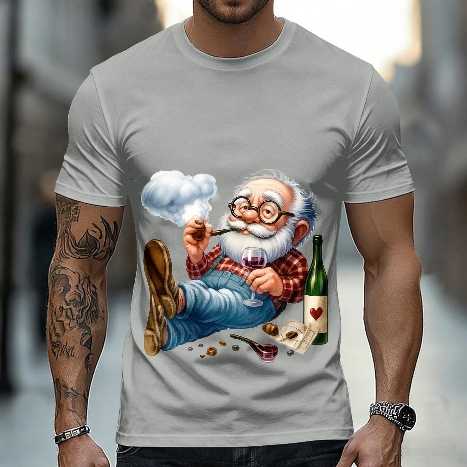 COSFO Summer Mens T Shirts Workout Funny Short Sleeve Graphic Tees ...