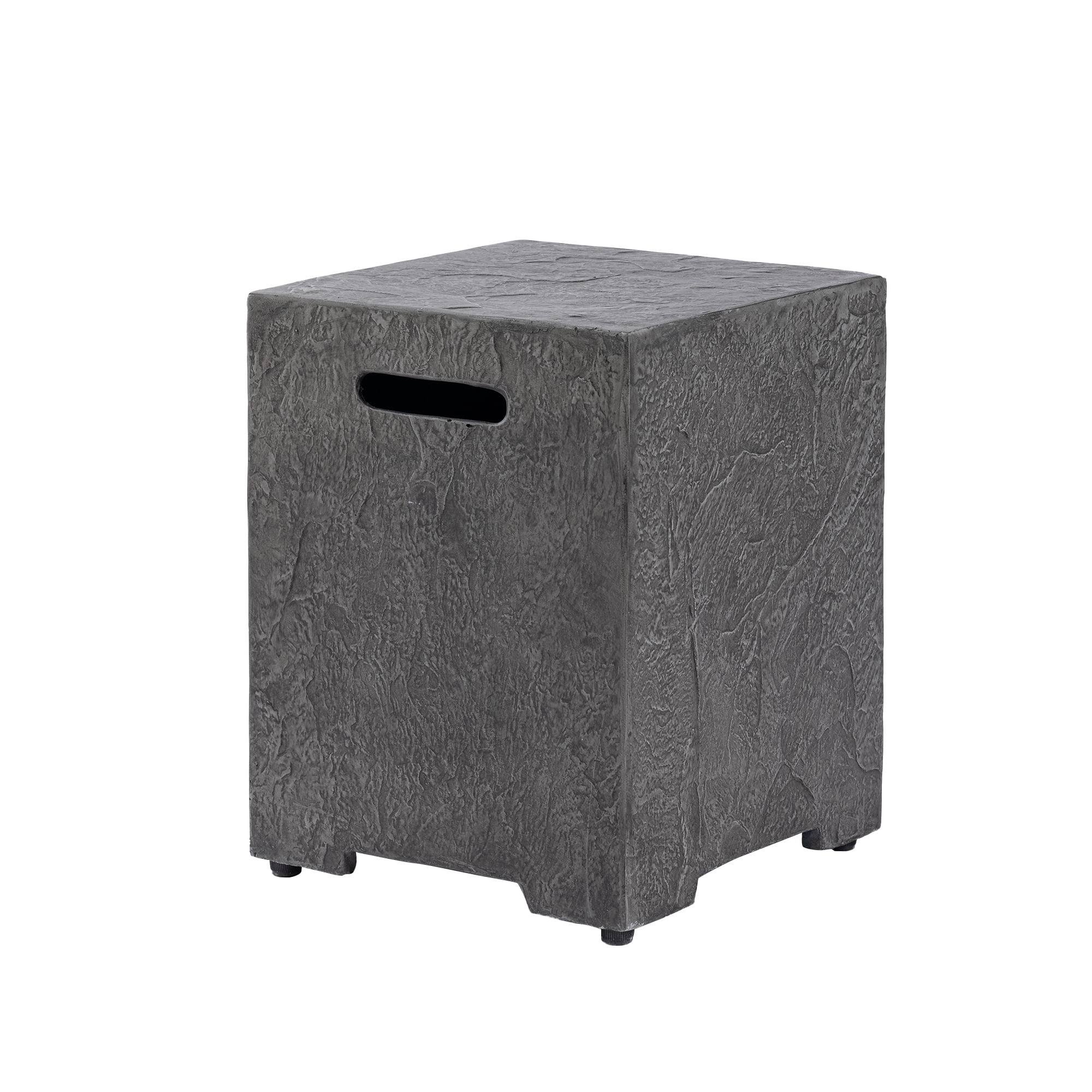 COSIEST Outdoor Hideaway Tank Table for Gas Fire Pits, Hides Standard ...