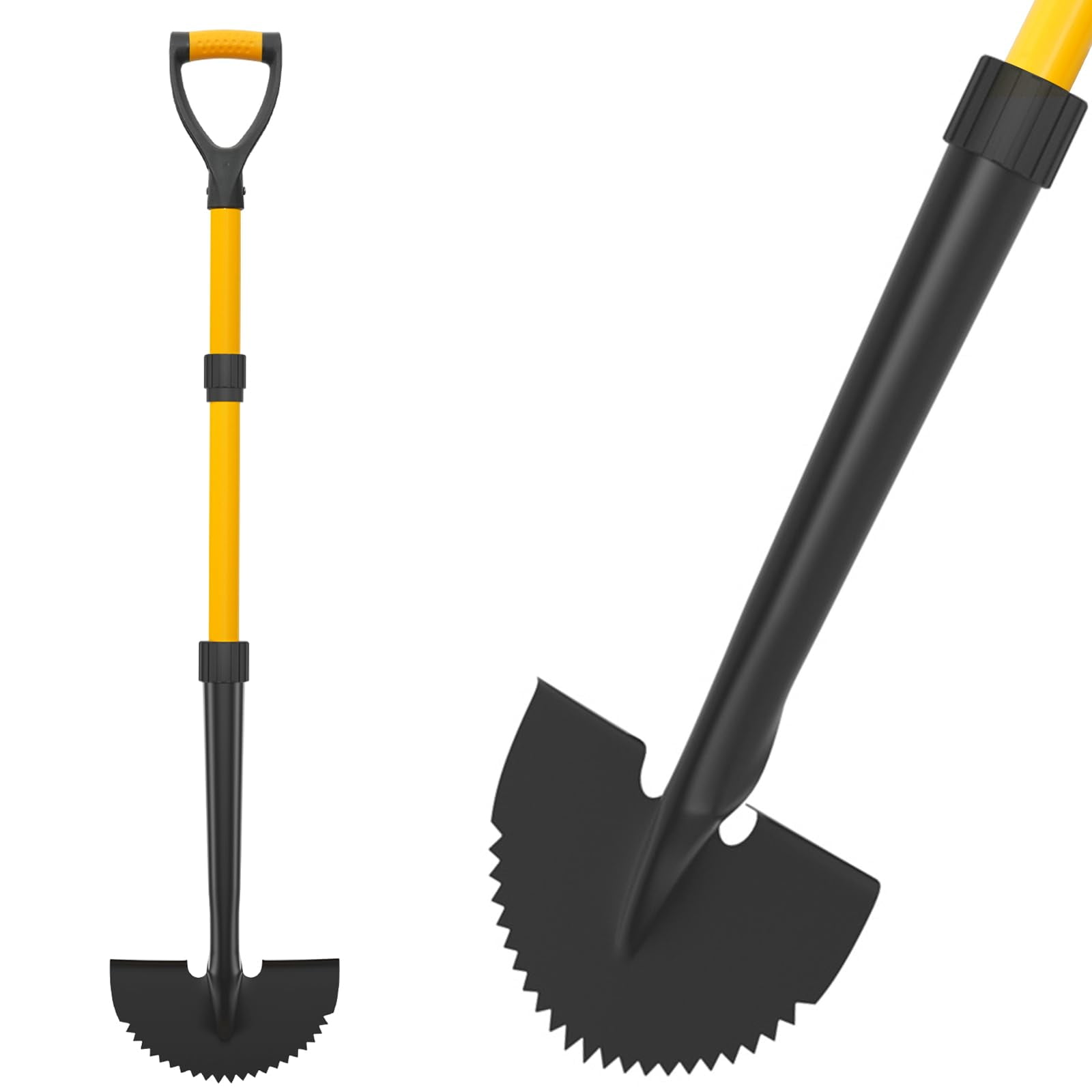 COSITA Edger Lawn Tool, 41-inch Manual Lawn Edger for Grass, Half Moon ...