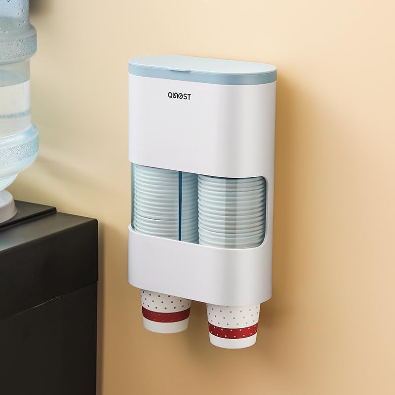 COSKIRA Luxury Modern Closed Dispenser Disposable Cup Holder Stylish ...