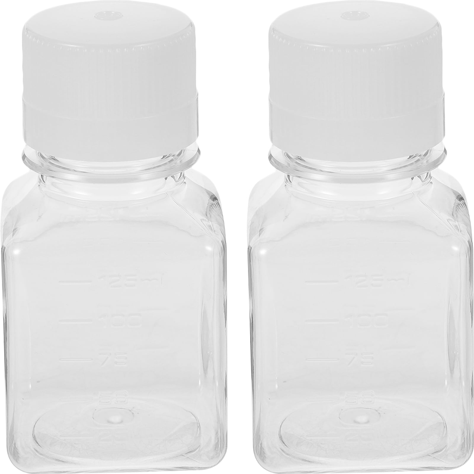 YSNOOWE 2pcs Plastic Serum Bottles Graduated Vials Laboratory Sample ...