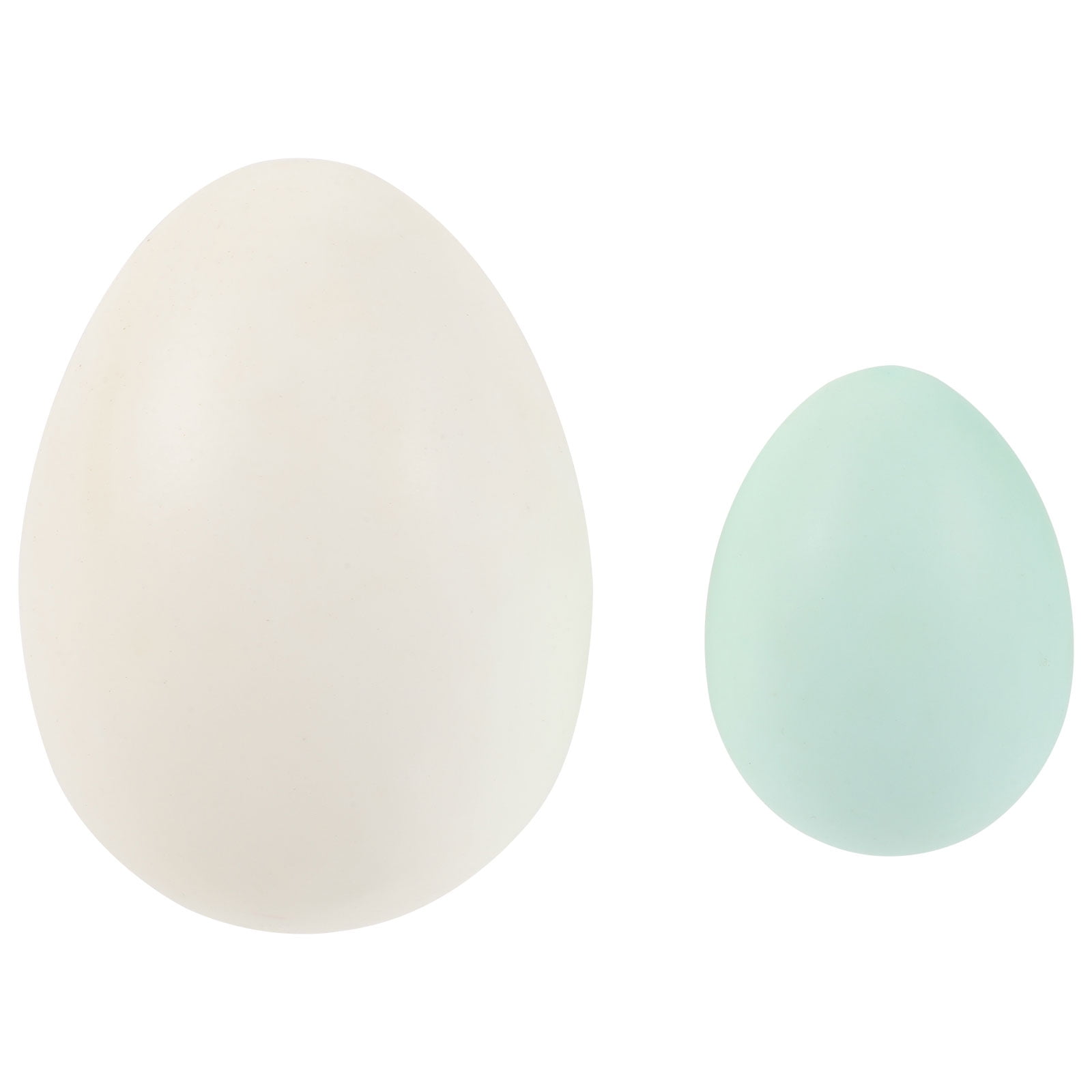 COSLUS 2pcs Egg Shape Painting Toys Simulation Egg Decors Unfinished ...