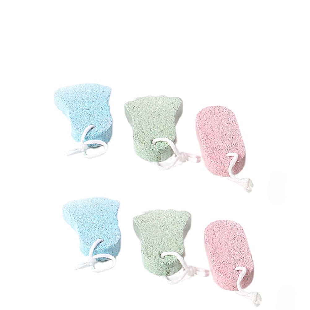 COSLUS 6pcs Pumice Stone Sole Callus Removers Foot Skin Scrubbers Sole ...