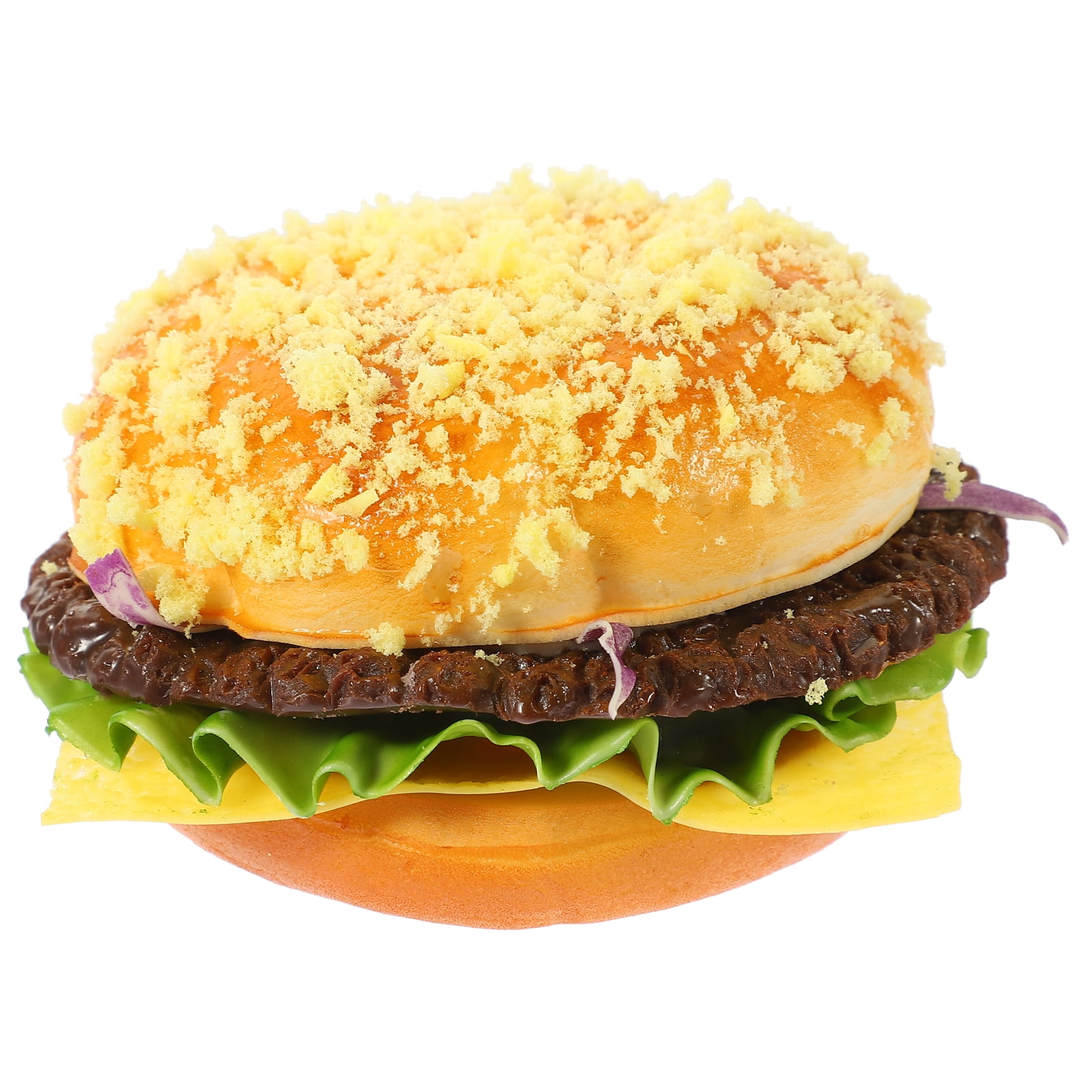 COSLUS Fake Hamburger Food Model Simulated Bread Model Bakery Burger ...