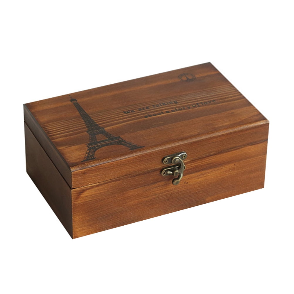 COSLUS Needlework Box Threads Storage Box Sewing Box Needle Scissors ...