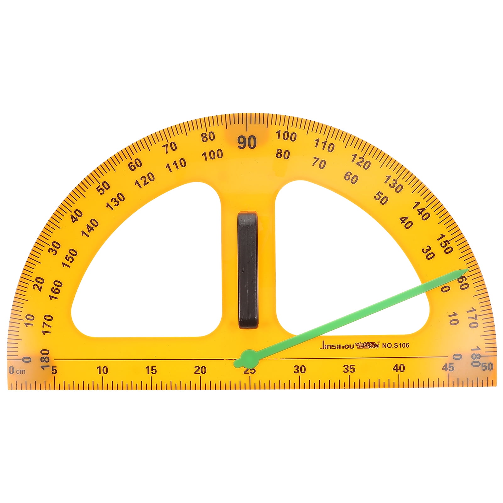 COSLUS Plastic Angle Protractor Measurement Tool Angel Measuring ...