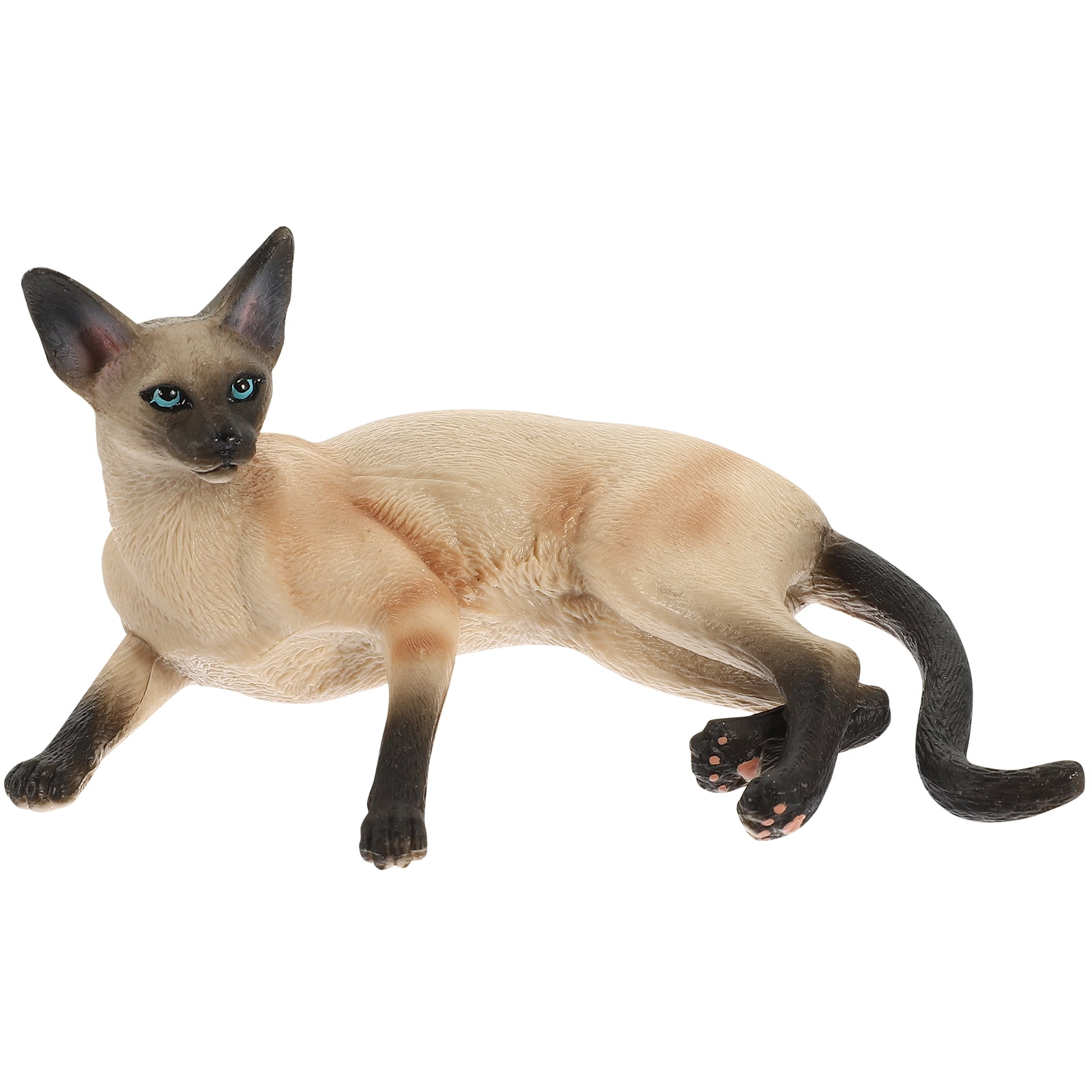 COSLUS Realistic Cat Model Household Decorative Cat Wear-resistant ...