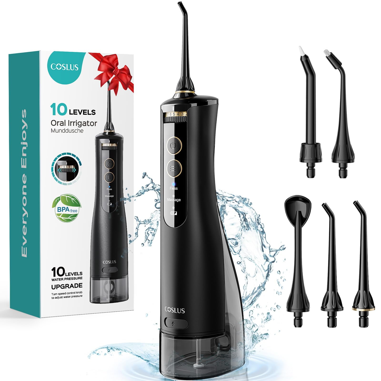 COSLUS Water Flosser, Water OIF8 Dental Flosser for Teeth Smooth ...