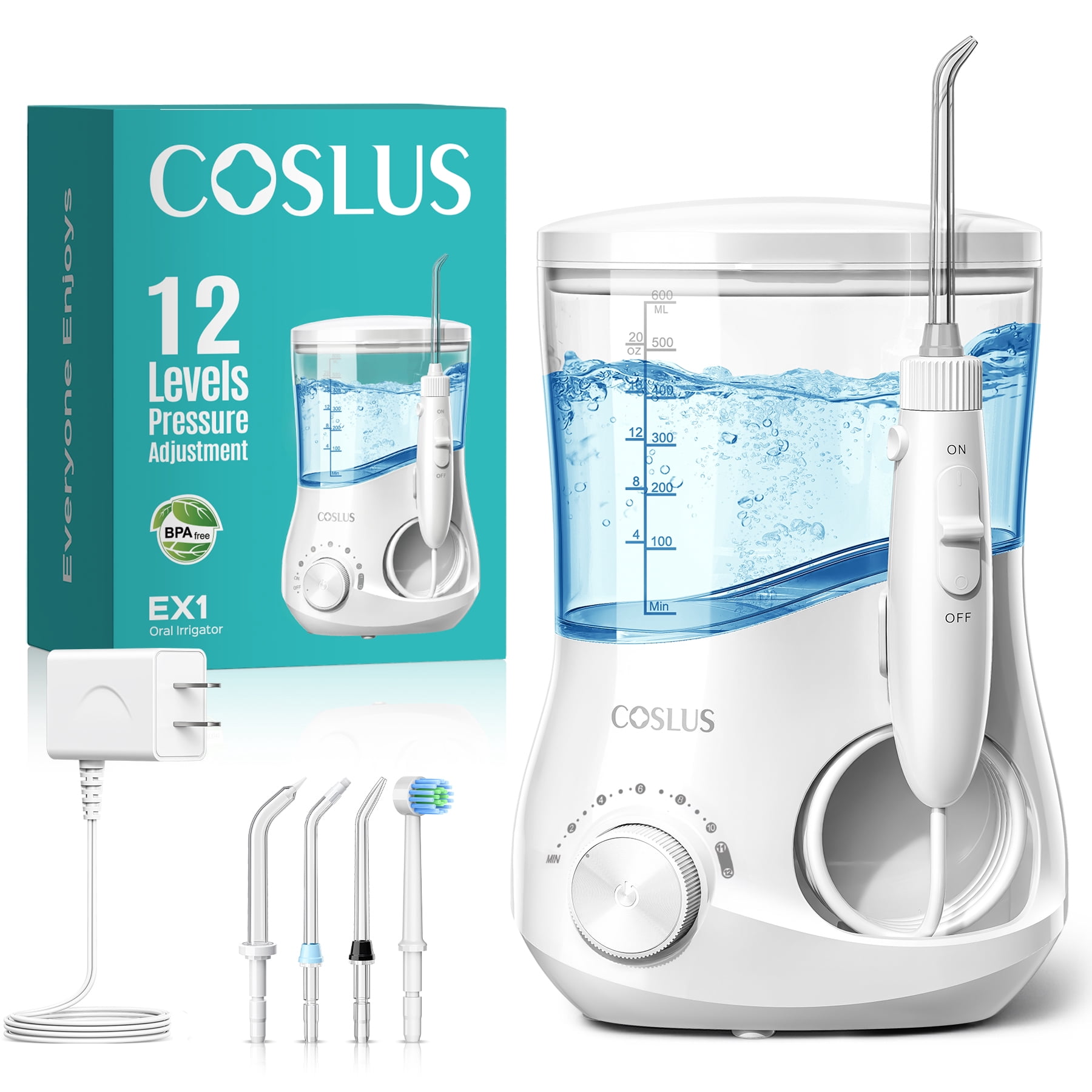 COSLUS Water Flosser for Teeth,Water Dental Flosser Pick for Teeth ...