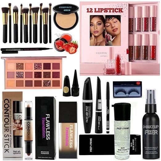 COSMAC Professional Waterproof HD Beauty Parlour Makeup Kits Combo For Women & Girls With All ...