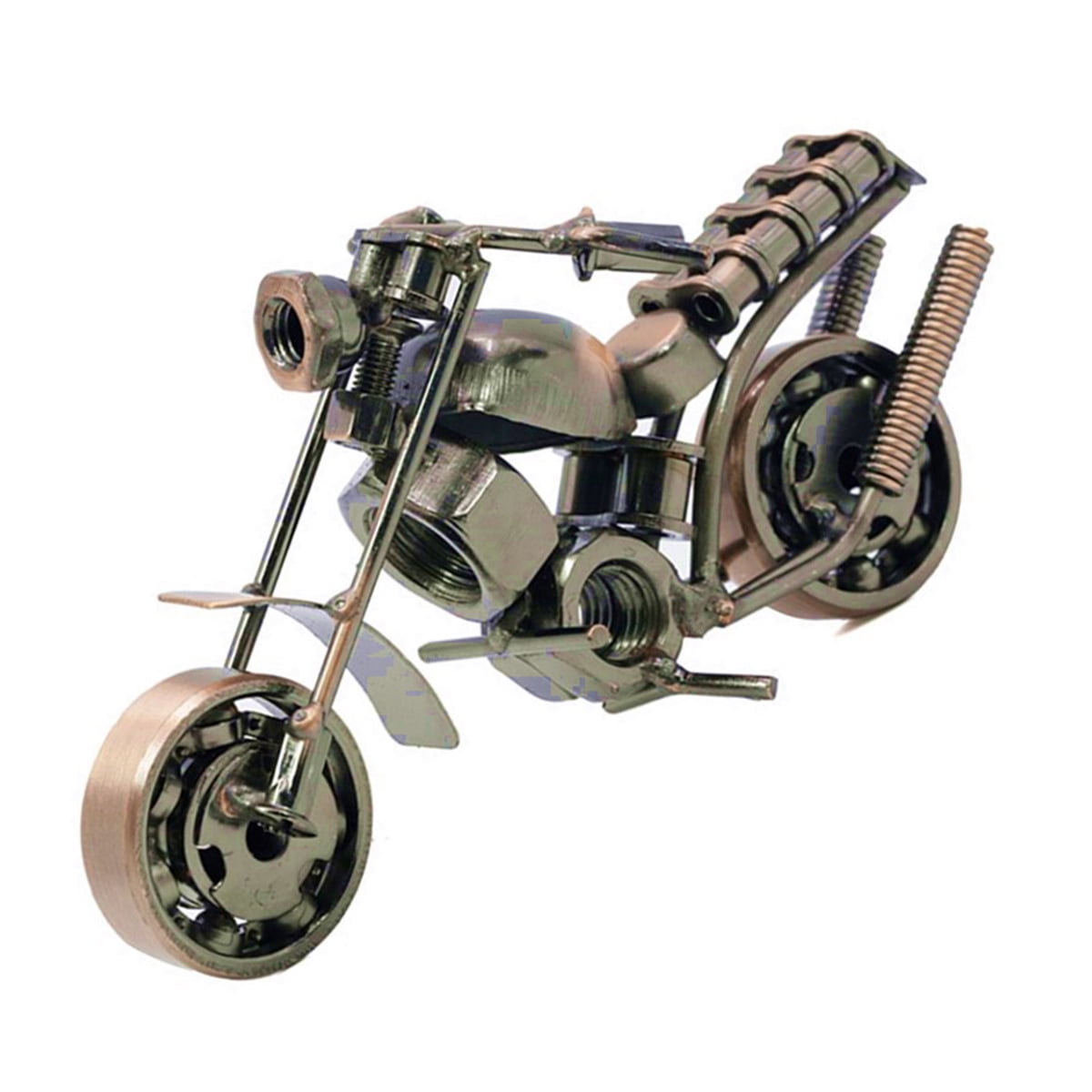 COSMOBETTY 1 Piece Motorcycle Decor for Home with Bronze Tone Metal and ...