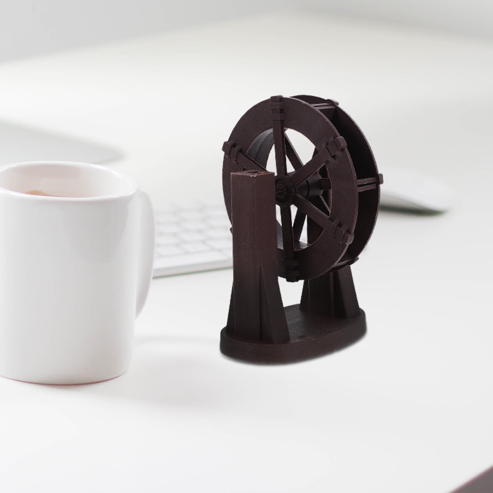 COSMOBETTY 1 Set Diy Landscaping Mini Water Wheel Fountain for Outdoor ...