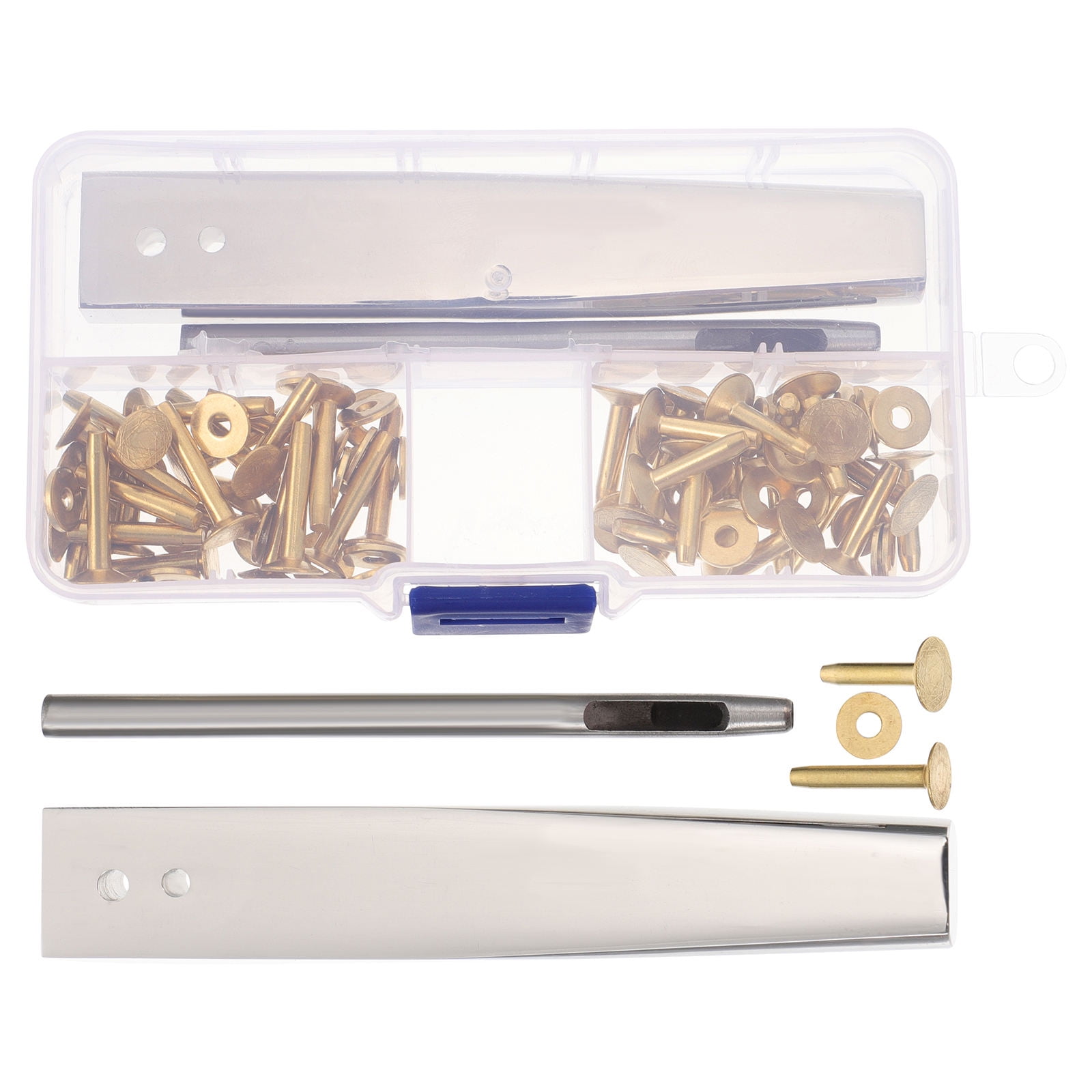 COSMOBETTY 1 Set Leather Hole Punch With Rivet Punch Tool For Leather ...