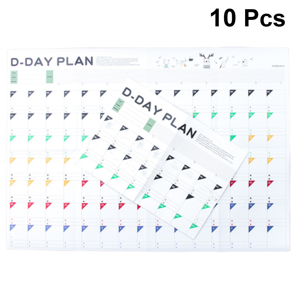 COSMOBETTY 10 Sheets Daily Planning Forms with Delicate Design for ...