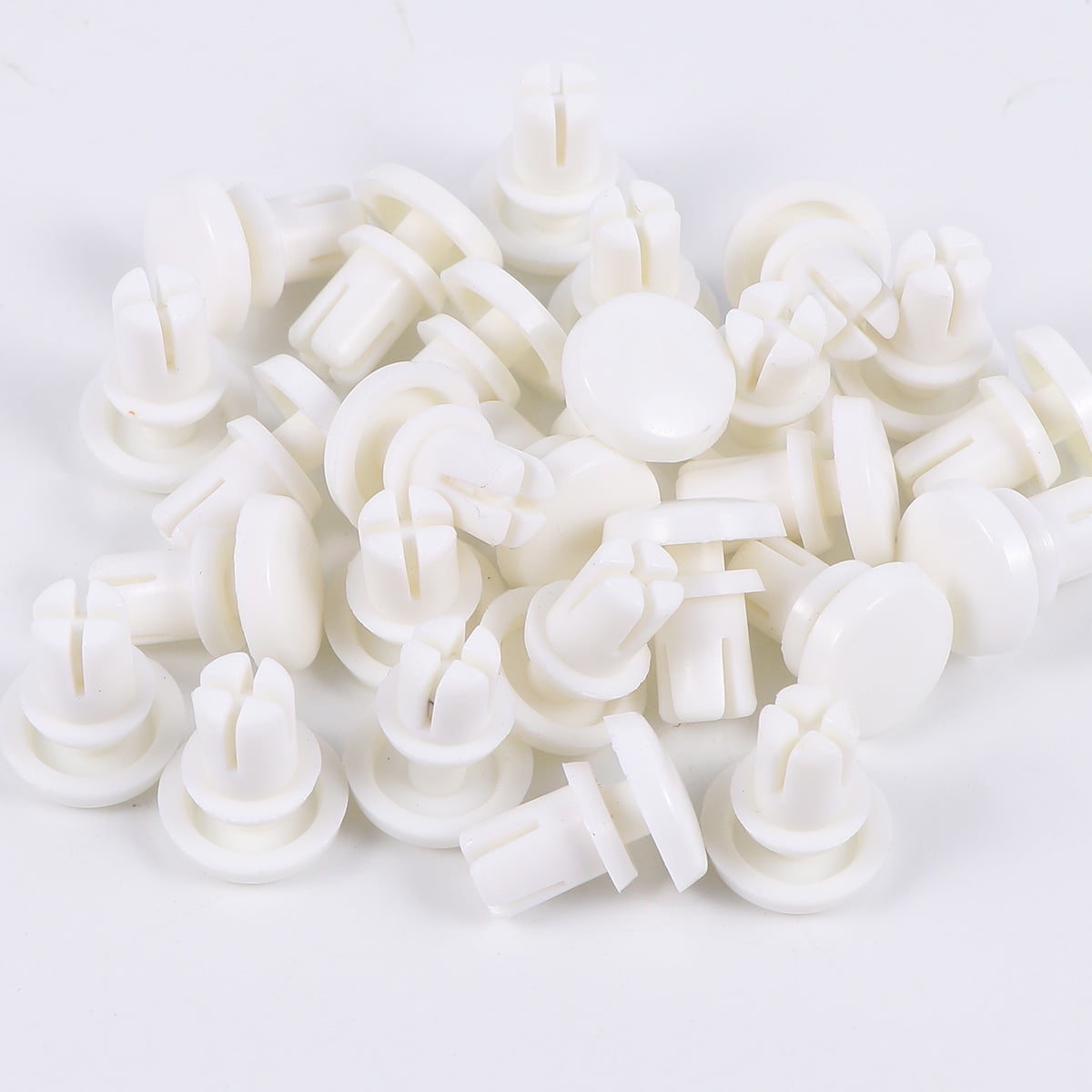 COSMOBETTY 100Pack White Rivet Nut for DIY Enthusiasts in Computer PCB ...