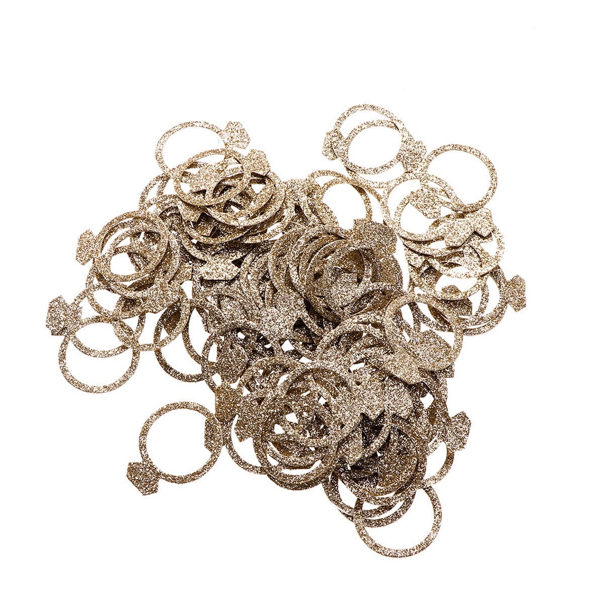 COSMOBETTY 100Pcs Confetti Table Scatter Decorations Rose Gold Paper ...