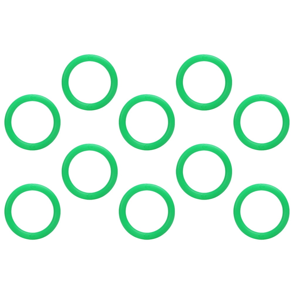 COSMOBETTY 10Pcs Green Plastic Fruits Stall Ring Watermelon Display ...