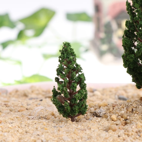 COSMOBETTY 10Pcs Model Trees for Diorama Scenery Layout Miniature ...
