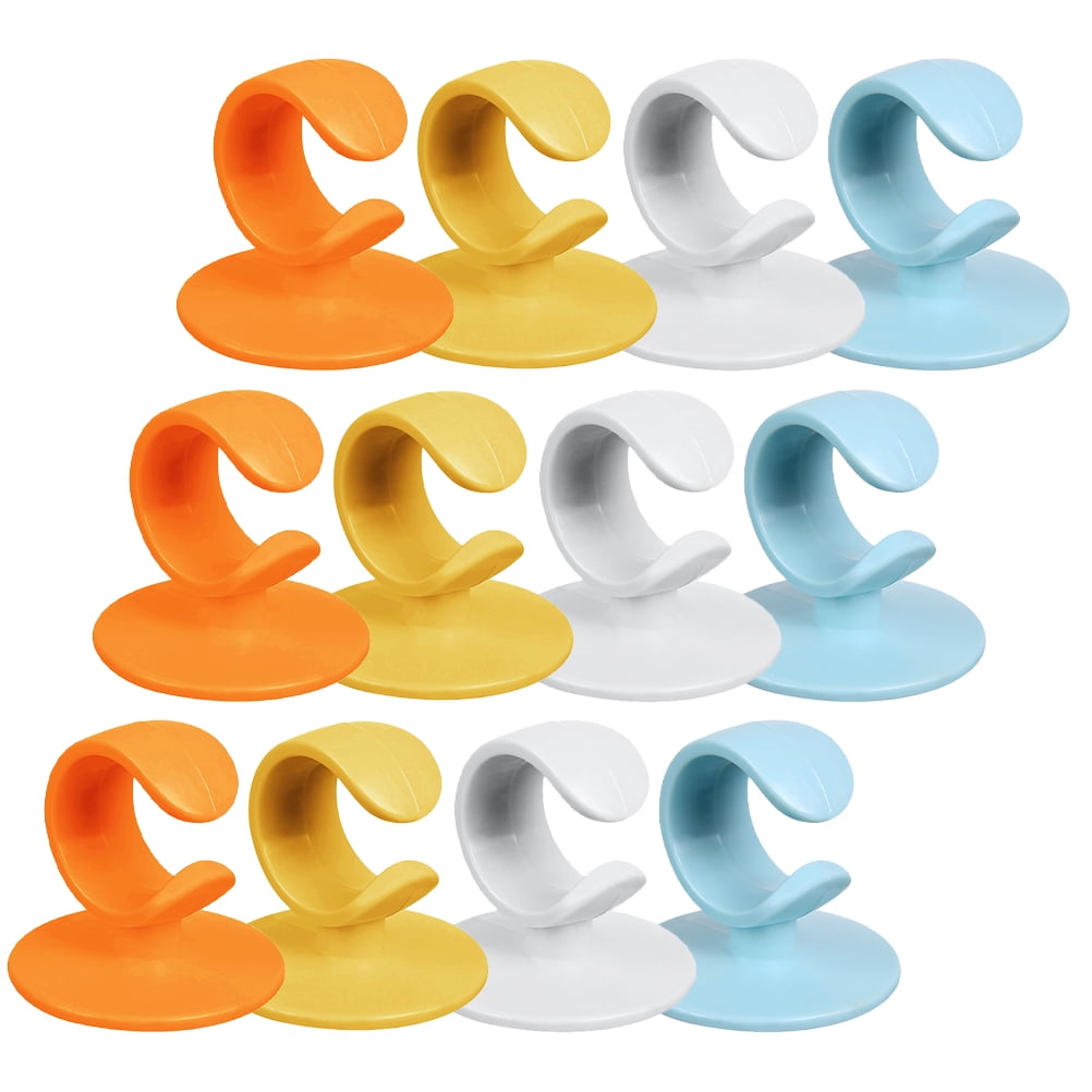 COSMOBETTY 12Pcs Self-Adhesive Socket Holder For Power Plug Storage And ...