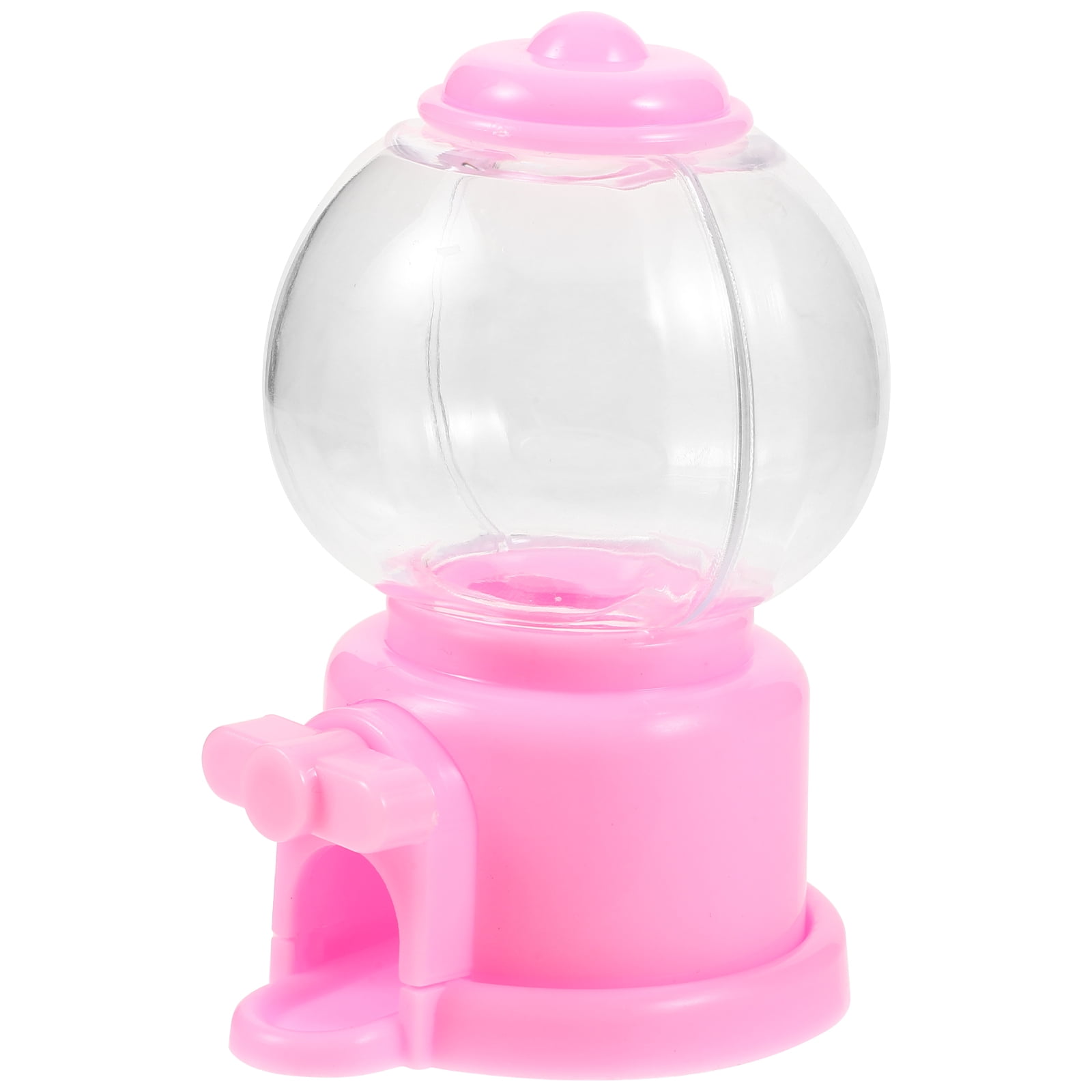 COSMOBETTY 1Pack Pink Mini Gumball Machines Candy Storage for Children ...