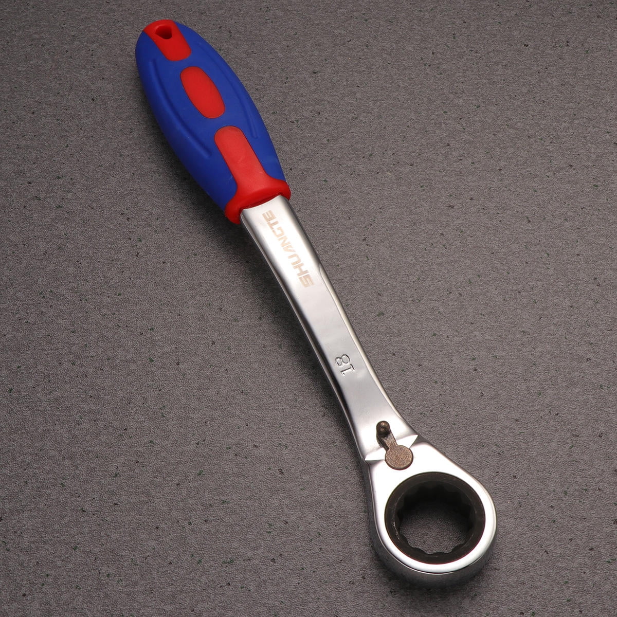 COSMOBETTY 1Pack Round Head Tooth Reversible Ratchet Wrench 18Mm ...