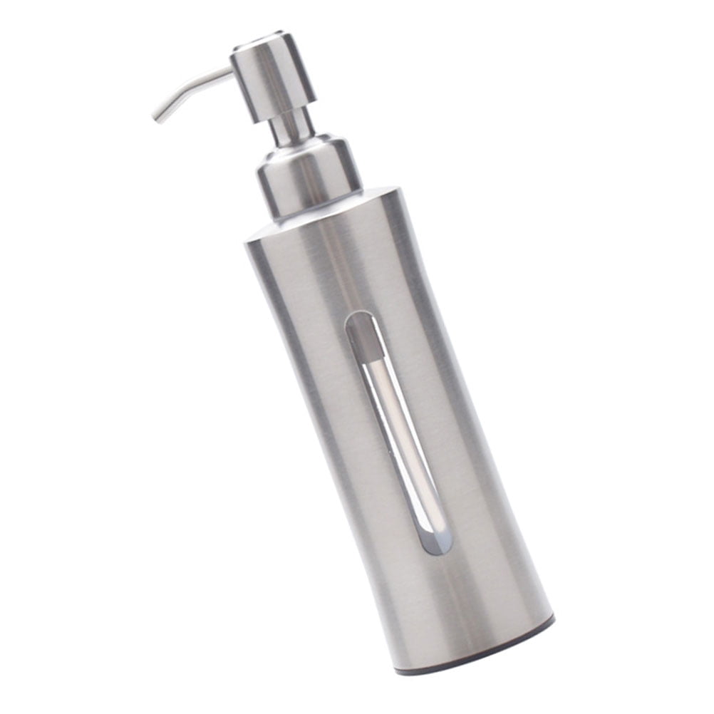 COSMOBETTY 1Pcs Silver Soap Dispenser Bathroom Distribution Bottle 20x5 ...
