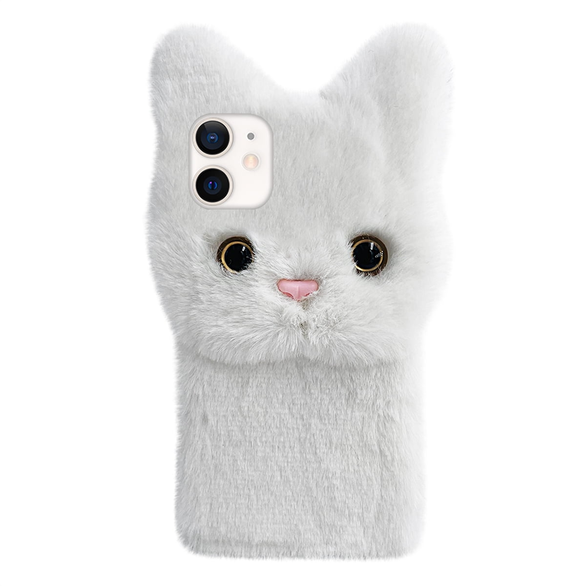 COSMOBETTY 1Piece Cartoon Phone Case For 12 With Furry Texture And ...