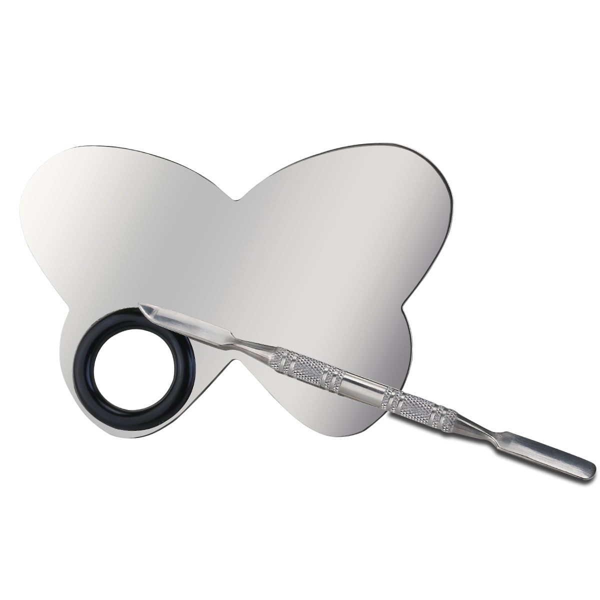 COSMOBETTY 1Piece Stainless Steel Nail Art Palette Spatula Metal Makeup ...