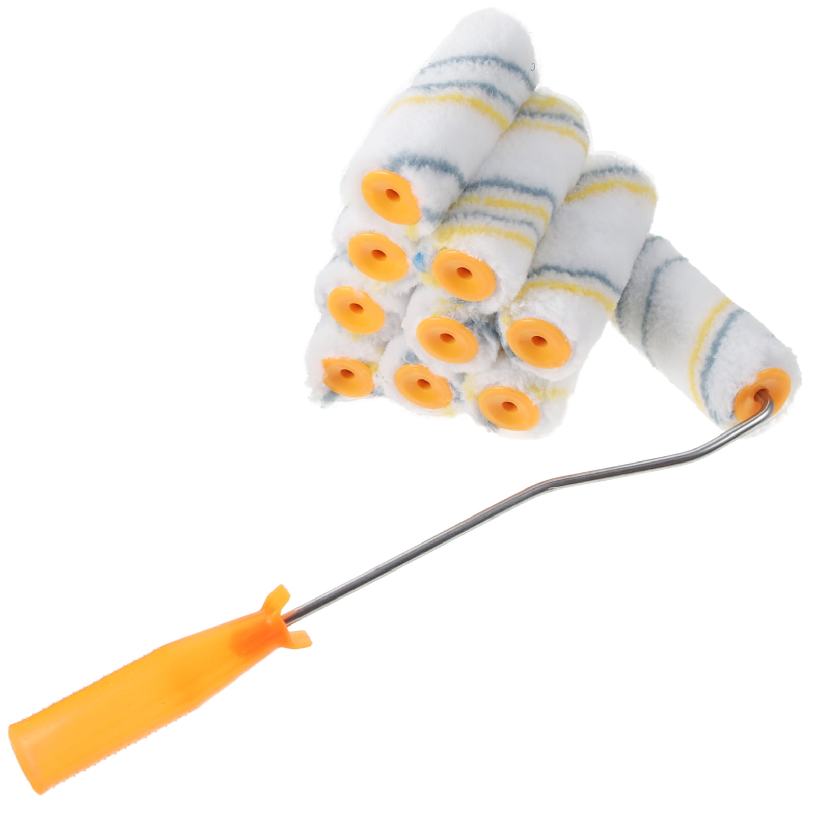 COSMOBETTY 1Set Assorted Color Mini Paint Rollers Kit Yellow Grey ...