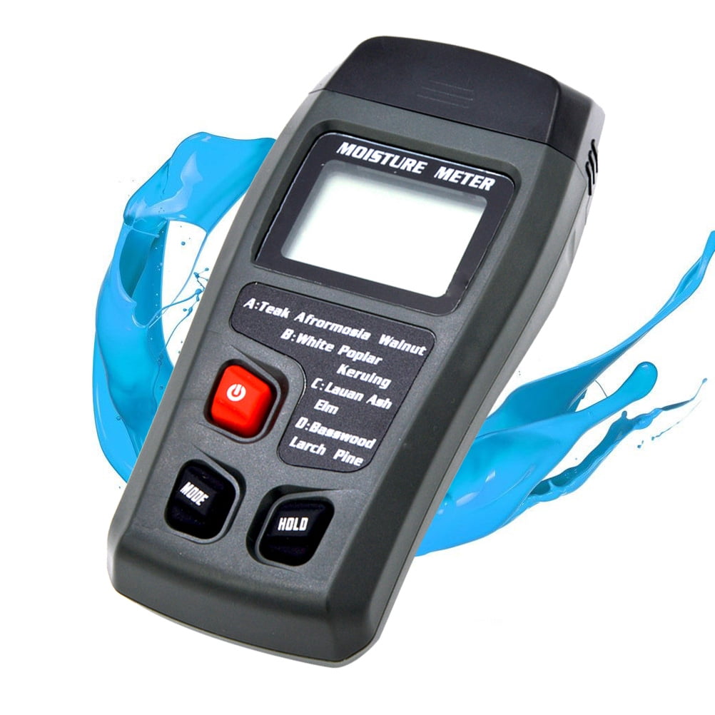 COSMOBETTY 1Set Black Digital Moisture Meter for Wood Moisture Meter ...