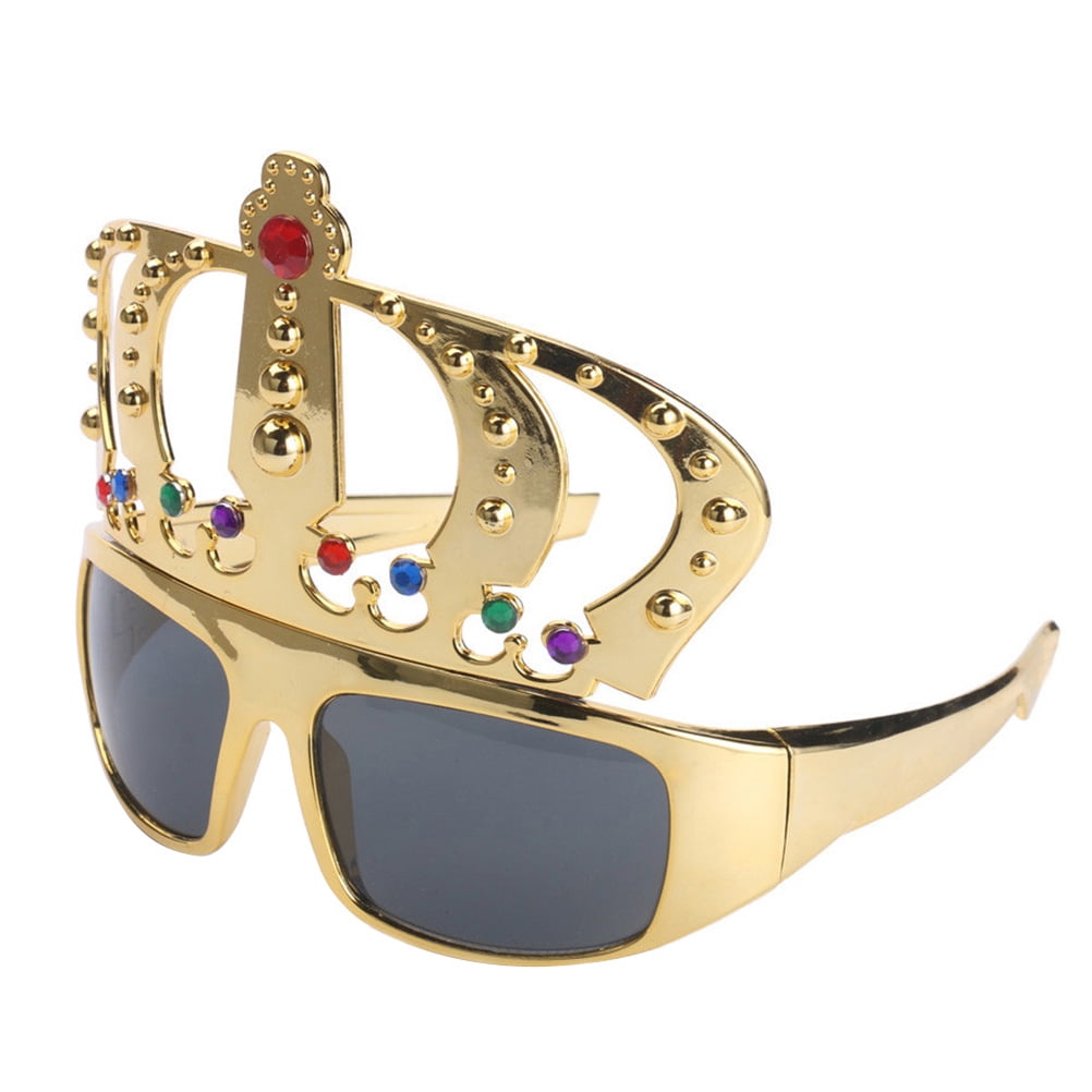 COSMOBETTY 1Set Crown-shaped Plastic Novelty Funny Eyewear for ...