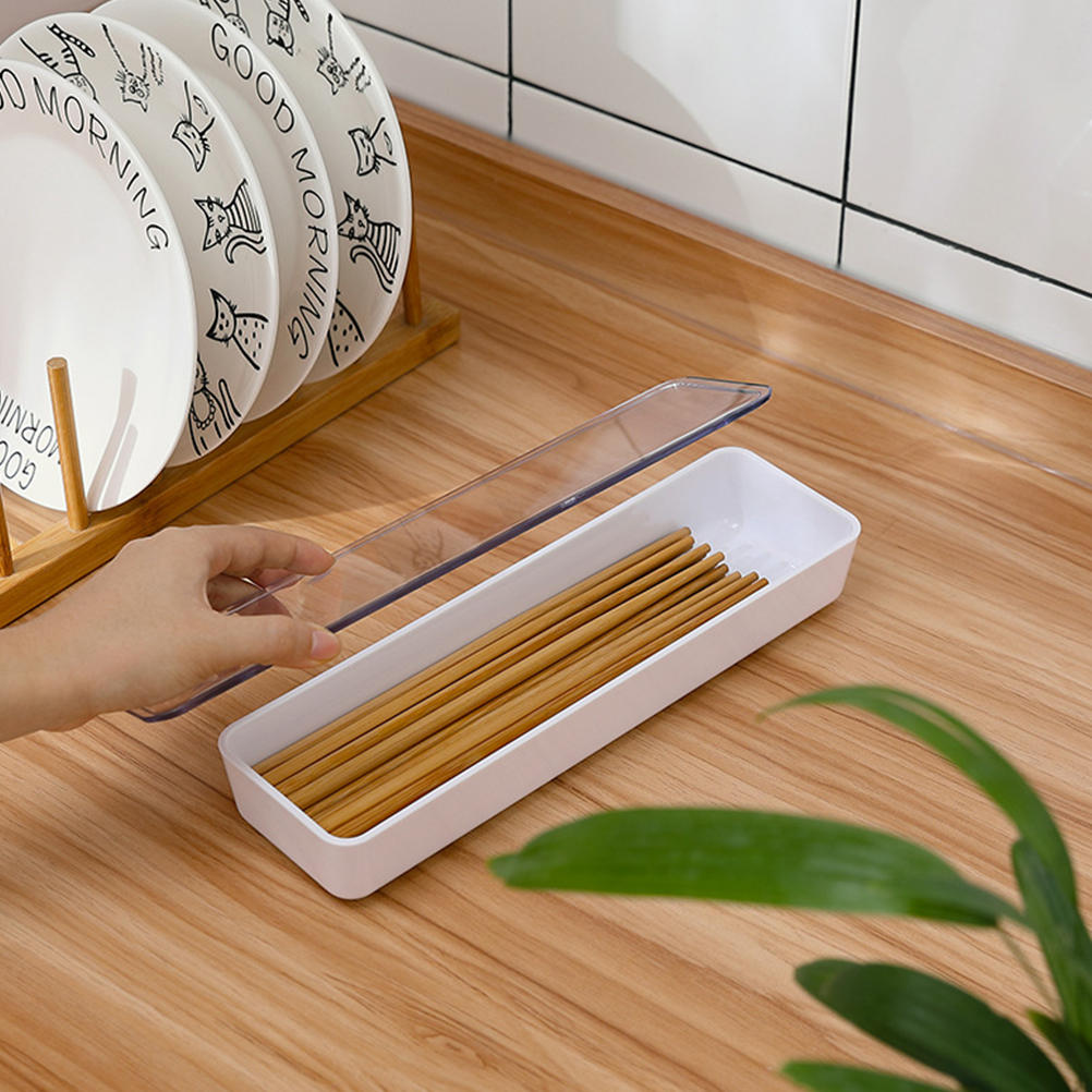 COSMOBETTY 1Set Cutlery Storage Drawer Storage Case Dustproof and ...
